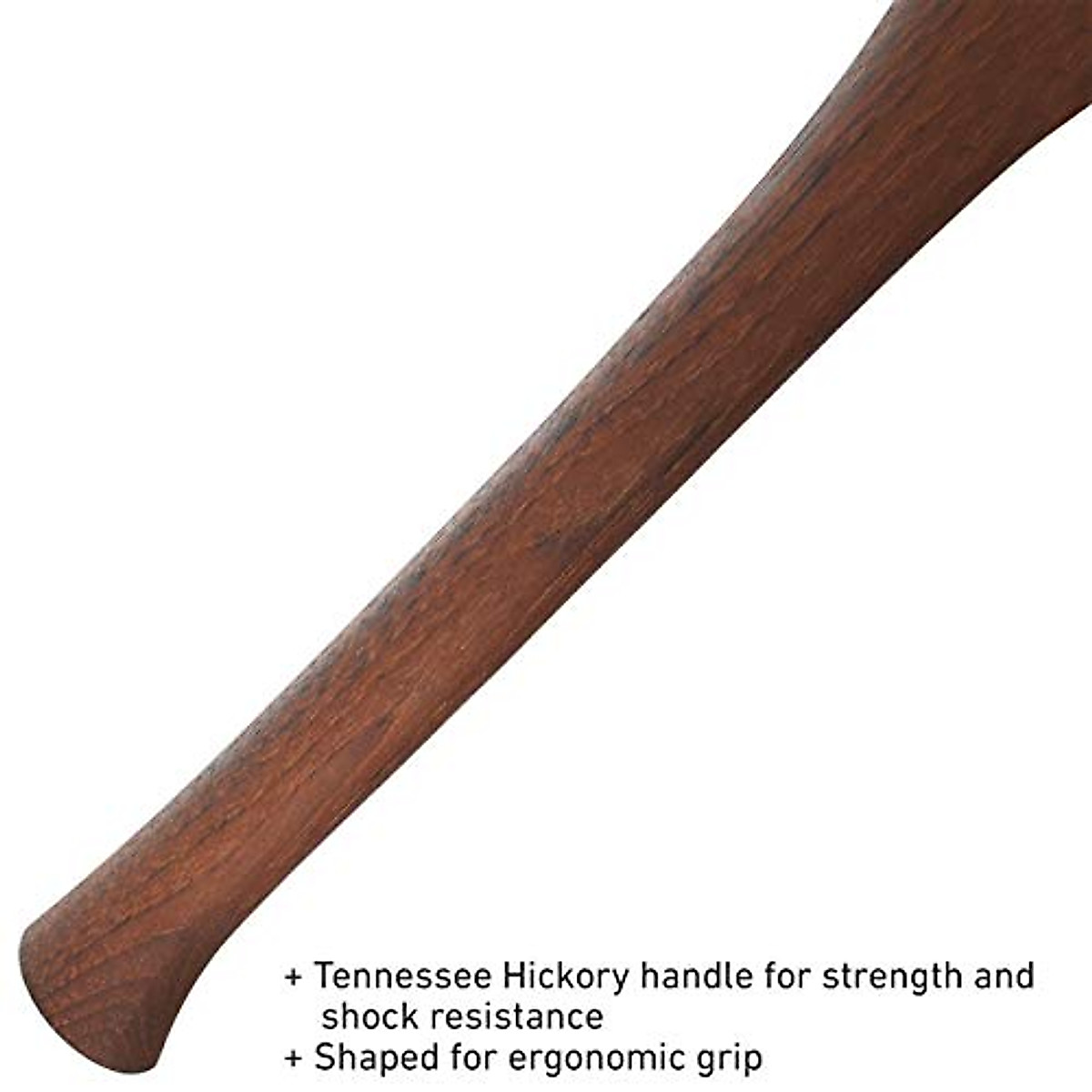 CRKT Freyr Axe: Outdoor Axe with Deep Beard Design, Forged Carbon Steel Blade, and Hickory Wooden Handle 2746