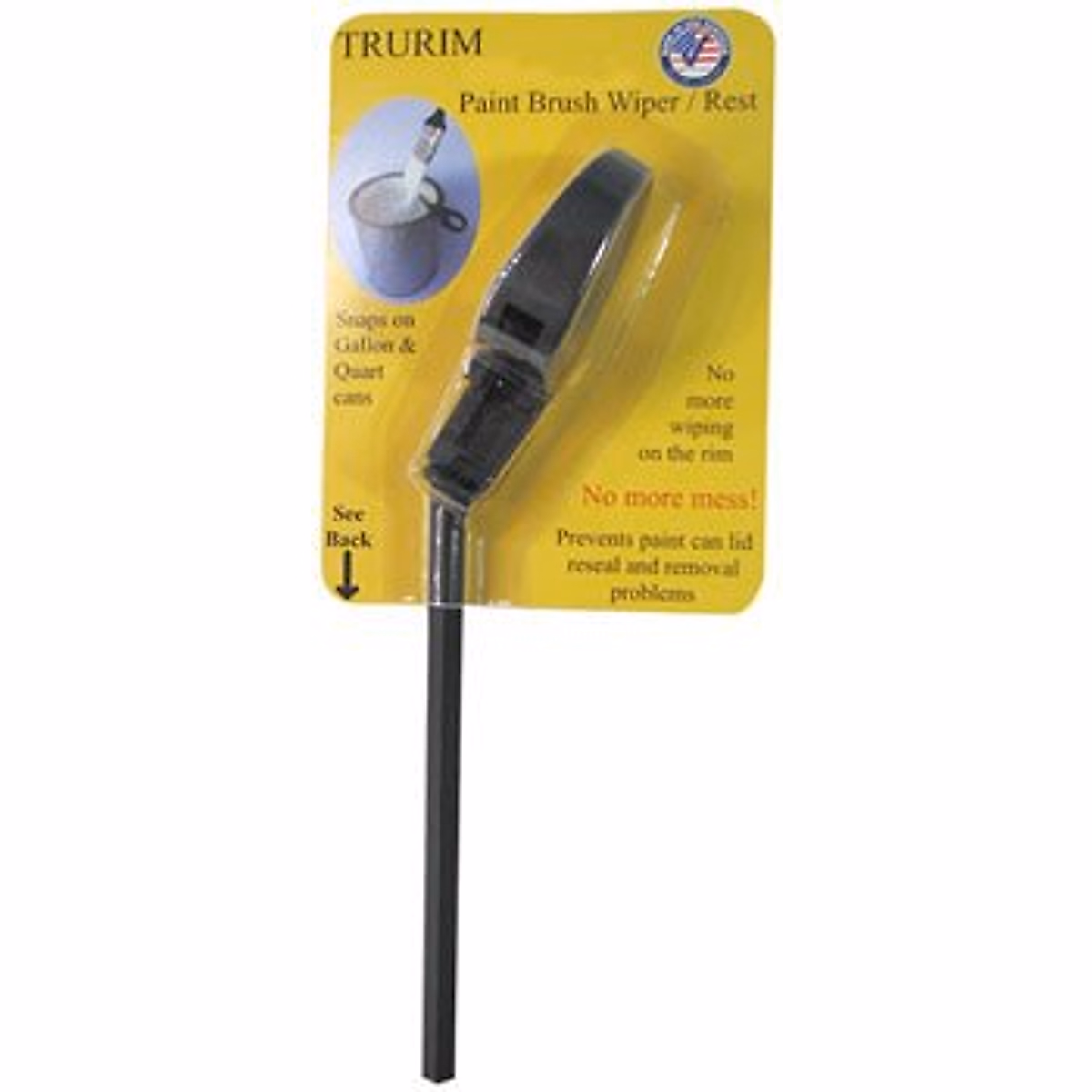 TruRim Paint Can Brush Wiper and Holder (Pack of 2)