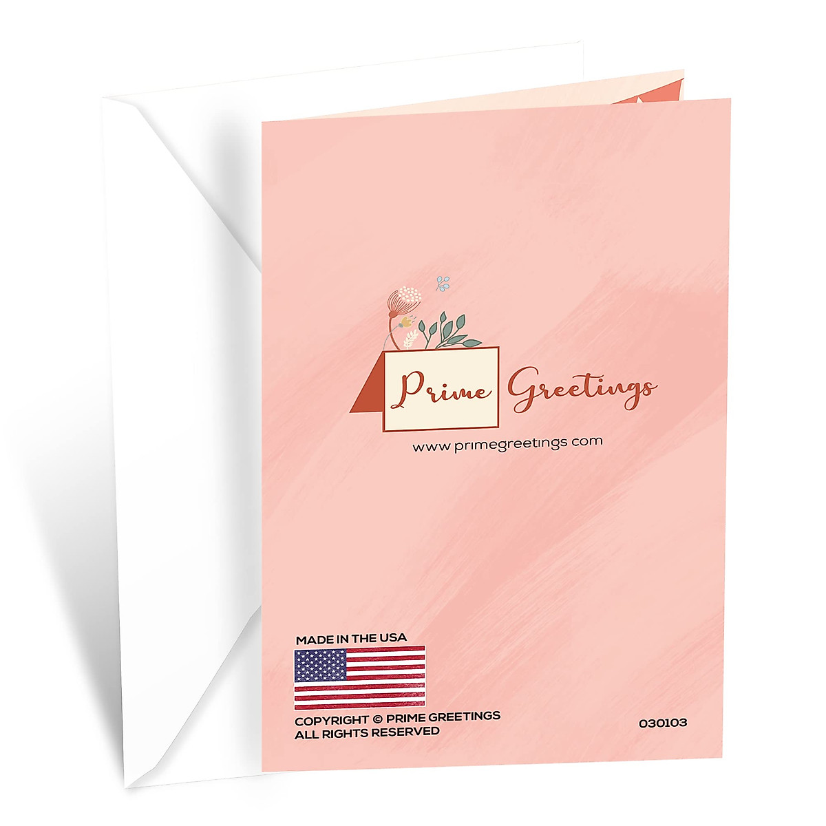 Prime Greetings Heartfelt Birthday Card For Mom (Mother), Made in America, Eco-Friendly, Thick Card Stock with Premium Envelope 5in x 7.75in, Packaged in Protective Mailer