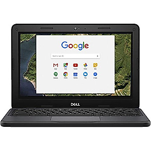 Dell Chromebook 11 5190 Intel Celeron N3350 X2 1.1GHz 4GB 32GB 11.6", Black (Renewed)