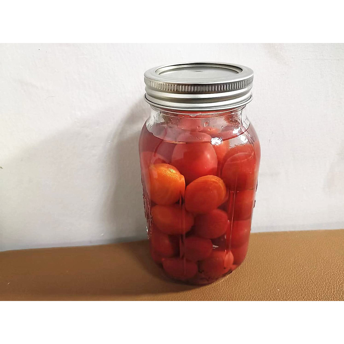 Mason Jars Shaker Lids Regular Mouth Sealing Lids for Mix Spices Canning Jar Lid Set of 4