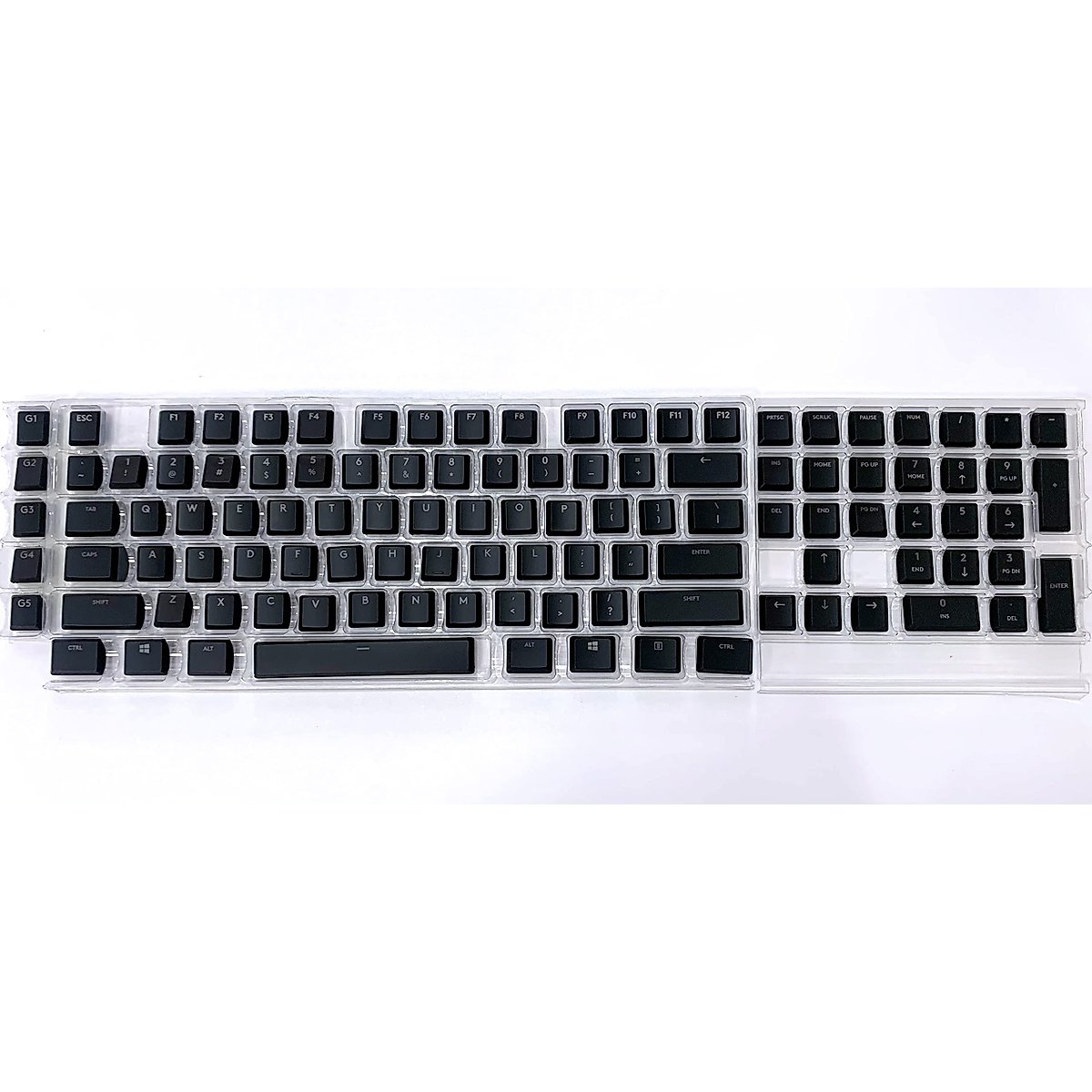 forG915 complete set of 109 keycaps to replace Logitech G915/G913/G815/G813 TKL RGB mechanical gaming keyboard (black 109 keys) (G915 full set of keycaps (black))