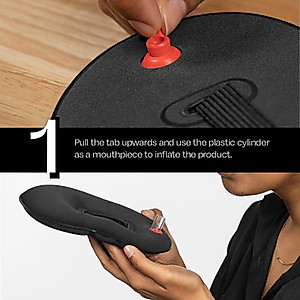 Playonair Deluxe Inflatable Violin Shoulder Rest Fit Full Size Violin & Viola, Blow-tube included, Adjustable Shoulder Rest for Violin and Viola with Elastic Straps, Easy to Use