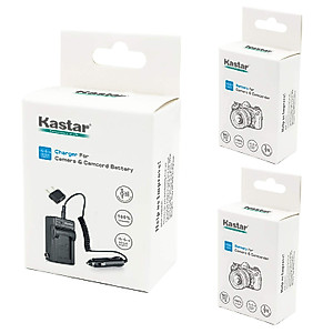 Kastar NP-FM500H Battery (2-Pack) and Charger Kit for Sony DSLR-A100 A200 A300 A350 A450 A500 A550 A560 A580 A700 A850 A900 Alpha SLT A57 A58 A65 A65V A77 A77V A77 II A77M2 A99 A99V CLM-V55 Cameras