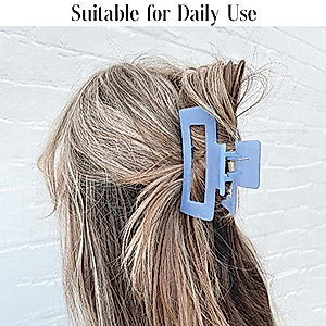 SYEENIFY Hair Claw Clips for Thick Thin Hair,Strong Hold Nonslip Large Hair Clamps for Women Girls