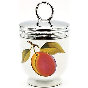 Royal Worcester Evesham Single Egg Coddler Plumb Berries (1)