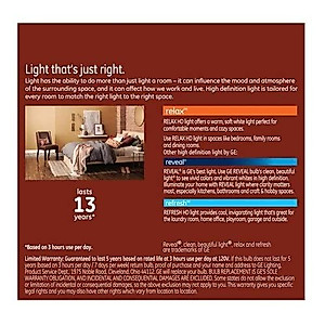 GE Relax 75-Watt EQ A19 Soft White Dimmable LED Light Bulb (2-Pack)