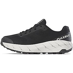 Icebug Womens Arcus RB9X Road Running Shoe with Traction Sole, Black, L07.0