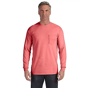 Comfort Colors Garment Dyed Heavyweight Ringspun Long Sleeve Pocket T-Shirt - 4410