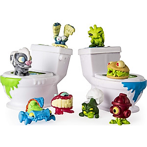 Flush Force - Series 1 - Bizarre Bathroom Collectible 8-Pack Figures (Color/Styles May Vary)