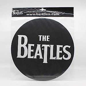 Classic Rock Icons Fabric Record Turntable 2 Slipmats Set (The Beatles Crossing)