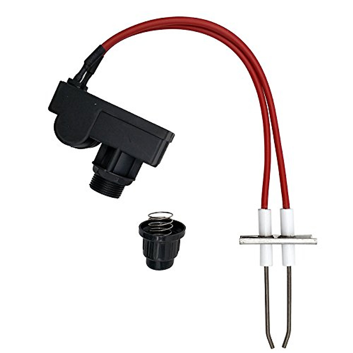 MENSI Double Ignition kit Electronic igniter with high Spark Plug Wire Length 450mm Each for Catering euqipment Stove