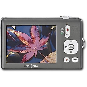 Insignia NS-DSC1112SL 12.0 MP Digital Camera 4 X Opt Zoom - Dark Gray