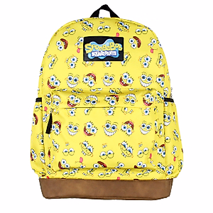 Nickelodeon SpongeBob SquarePants Face Expressions All Over Print Backpack