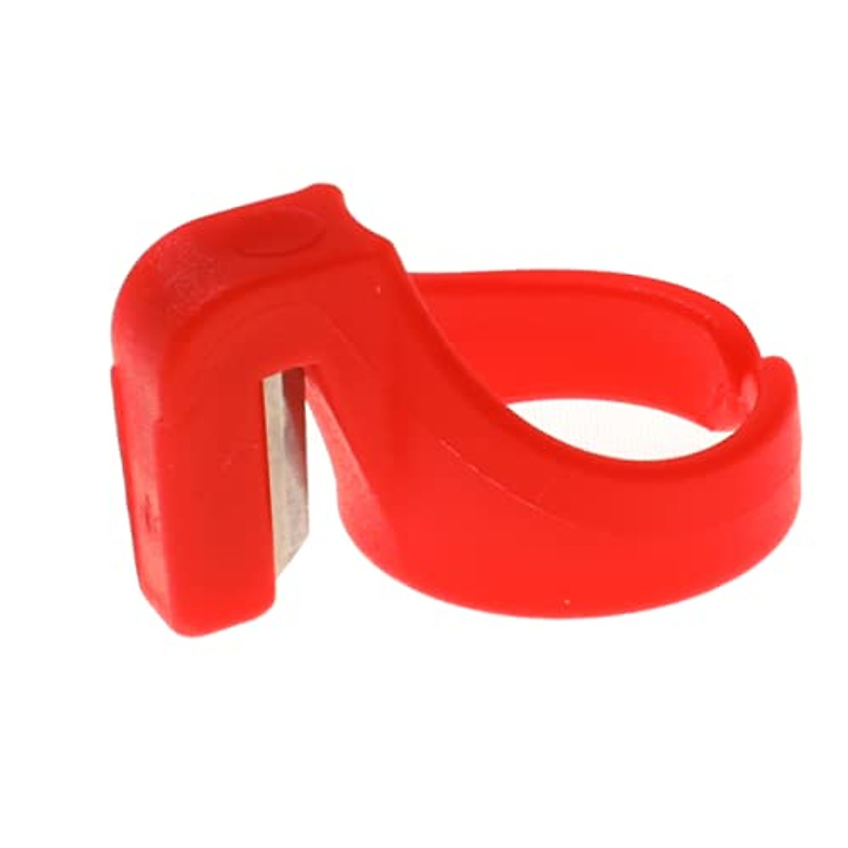 WOIWO 3 PCS Finger Thread Cutter Practical Ring Thread Cutter Ring Knife Sewing Tool Knitting Knife (Random Color )