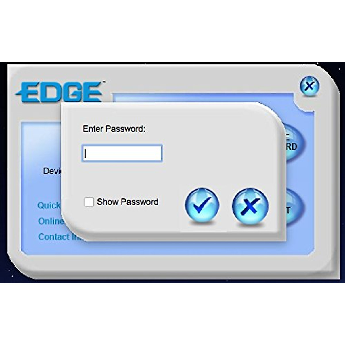 Edge DiskGO Secure Pro - USB Flash Drive - 64 GB (PE242978)