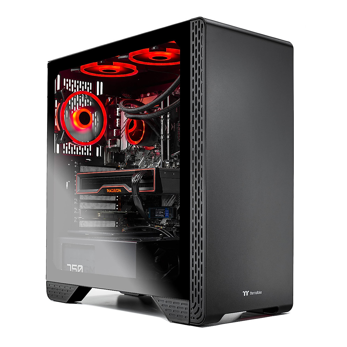 Skytech Siege 3.0 Gaming PC Desktop – Intel i9-10900K 3.7GHz, AMD 6800XT 16G GDDR6, 1TB NVMe, 16G DDR4 3000, 750W Gold PSU, 360mm AIO, AC Wi-Fi, Windows 10 Home 64-bit