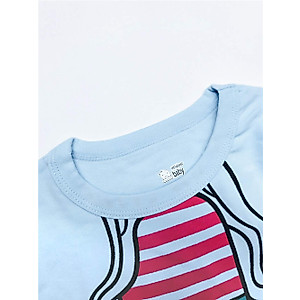 LitBud Girls Kids Chirstmas Mermaid Pajamas Sleepwears 2pcs Long Sleeves Pjs Nightwear Tops + Pants Sets for Girls Toddler Size 4-5 Years 5T Thanksgiving Gift