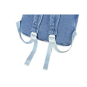 Classic Vintage Denim Bookbags School Bag College Jeans Backpack Daypack Rucksack