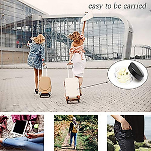 ZEJIA 3 Gram Sample Containers with Lids,75Pack Tiny Sample Jars with Labels, Mini Plastic Cosmetic Containers for Beauty Products, Lip Balms, Lotion, Powder (Black Lids)