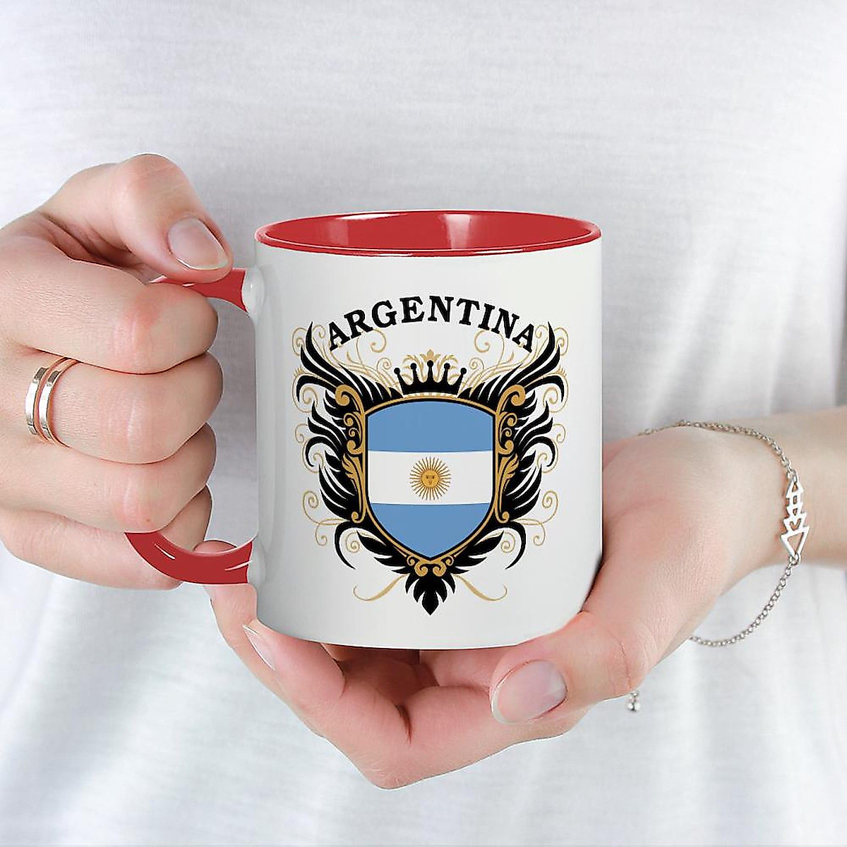 CafePress Argentina Mug Ceramic Coffee Mug, Tea Cup 11 oz