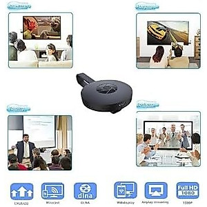 1080 HD Wireless Screen Projector, Wireless HD Projector Screen, Outdoor Movie Projector with WiFi and Bluetooth