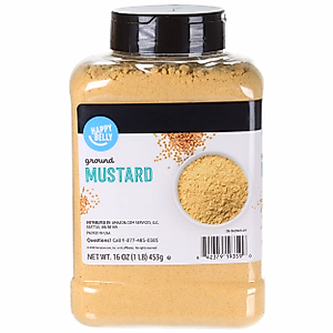 Amazon Brand - Happy Belly Mustard Ground, 16 ounce (Pack of 1)