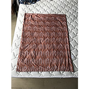 Baby Blanket, Rust Nursery Bed Blanket, Infant Blanket, Toddler Blanket, Boy Girl Blanket Soft, Crib Blanket, Newborn Blanket, Minky Dimple Dot Blanket, 40 x 30 Inches, Stroller Snuggle Up Blanket