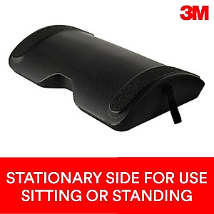 3M Foot Rest for Standing Desks, Help Reduce Leg and Foot Fatigue, Black (FR200B)