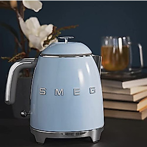 Smeg Pastel Blue 50's Retro Style Electric Mini Kettle