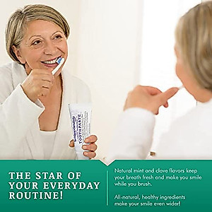 Sprinjene Toothpaste Sensitive Teeth & Gum with Fluoride Cavity Protection Natural Non Toxic SLS Free Toothpaste for Fresh Breath Dry Mouth, Preservative Free, Black Seed Oil & Zinc 2 Pack (Original)