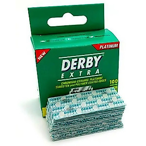 Double Edge Safety Razor Blades - Pack of 100 Blades