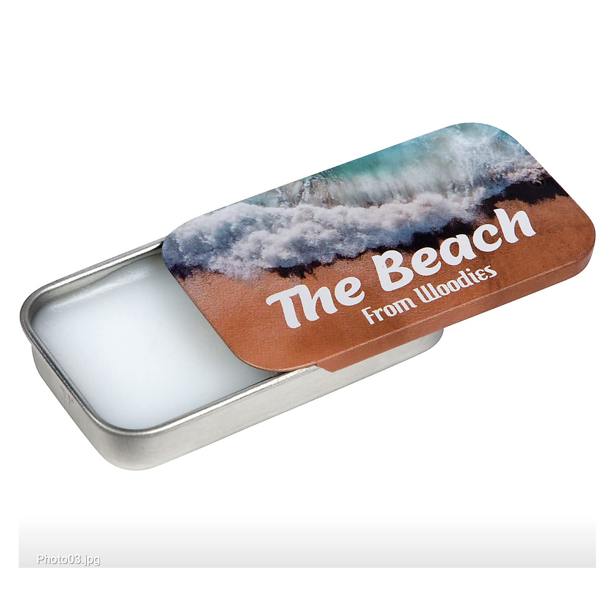 Woodies The Beach Cologne for Men - Blue Aquatic, Sea Salt, Clean Woodsy Musk - Travel-Ready Men's Fragrance, 1.13oz Balm