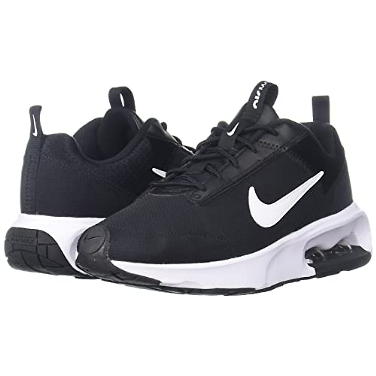 Nike Women's Air Max INTRLK Lite Shoes, Black/White/Anthracite, 8