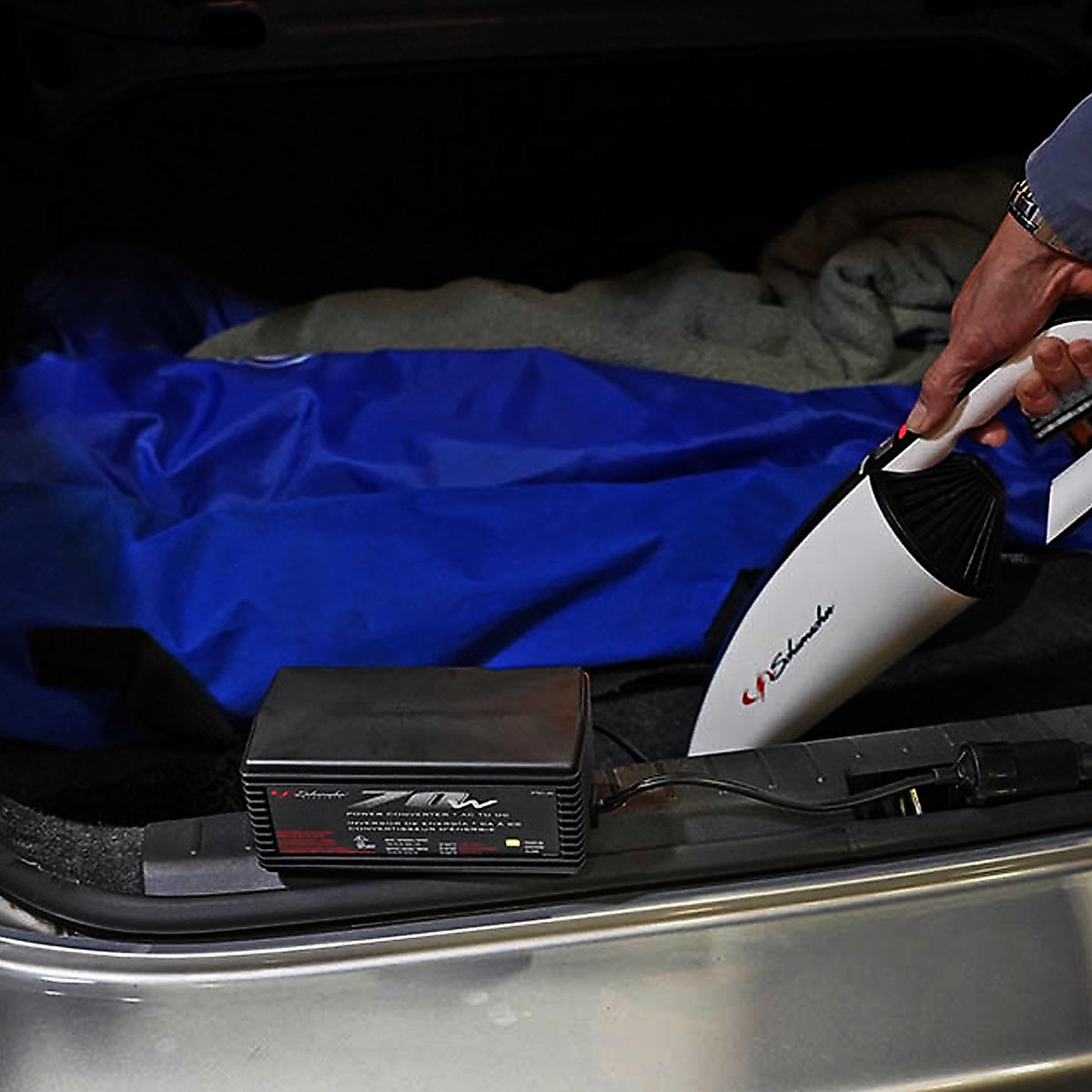 Schumacher PC-6 AC to DC Power Converter with 12V DC Port That Plugs into 12V AC Outlet - 70 Watts Continuous 140 Peak Watts, Black