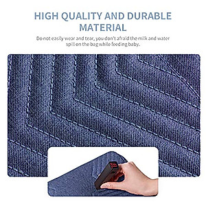 SUNVENO Baby Diaper Backpack Large Capacity Travel Nappy Bag for Mom Dad, Blue