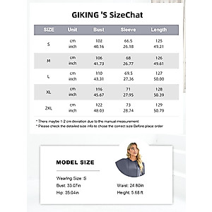 GIKING Women's Casual Hoodies Long Sleeve Split Hooded Long Maxi Sweatshirt Dress with Pockets 2023 Fall Fashion（Gray,L）