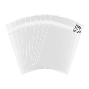 Golden State Art, Pack of 200, Acid-Free Crystal Clear Sleeves Storage Bags for Photo Prints (Size: 5 1/4 x 7 1/8 inch)