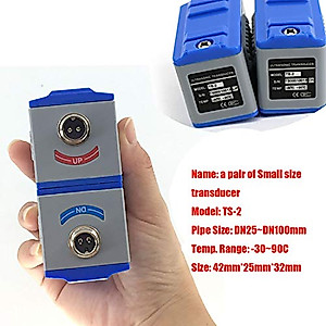 HFBTE TUF-2000B DN25~6000mm Ultrasonic Flow Meter Flowmeter with TS-2 TM-1 TL-1 3 Size Transducer