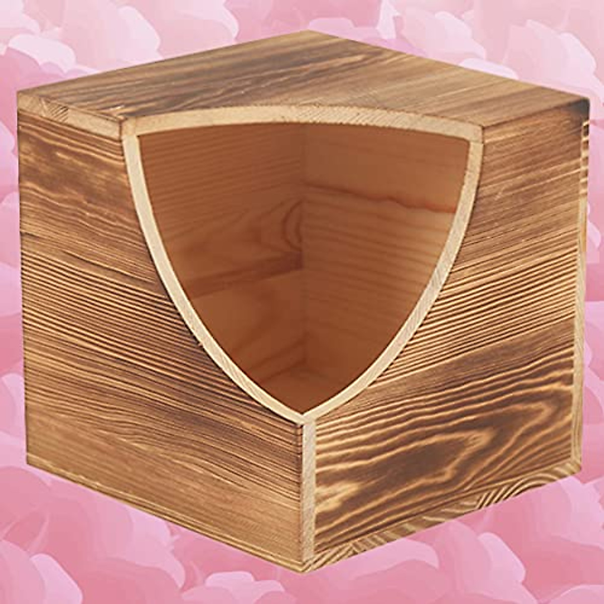YARDWE Wood Bird House Bird Breeding Box Cage Natural Bird Nest Parakeet Nesting Box Bird Hut for for Finch Cockatiel Budgie Conure Parrot