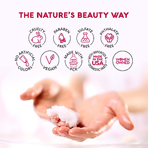 Nature's Beauty Elderberry Eucalyptus Stress Relief Body Scrub Multi-Pack - Gently Exfoliate, Relax & Calm Dry Skin, Made w/Shea Butter, Avocado Oil and Sweet Almond Oil, 11.3 oz (2 Pack)