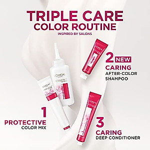 L'Oreal Paris Excellence Creme Permanent Hair Color, 6A Light Ash Brown, 100 percent Gray Coverage Hair Dye, Pack of 2