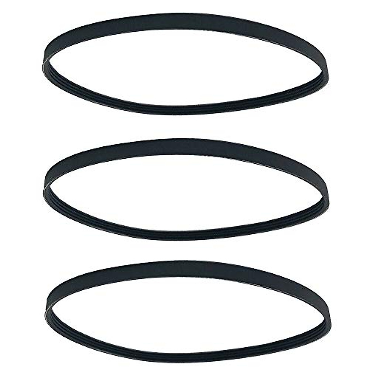 HASMX Ribbed Drive Belts for Sears Craftsman 12" Band Saw Models 119.224000, 119.224010, 351.224000 Replaces Part Numbers 1-JL20020002, JL20020002, 29502.00, 24" Internal Length, 4 Rib (3-Pack)
