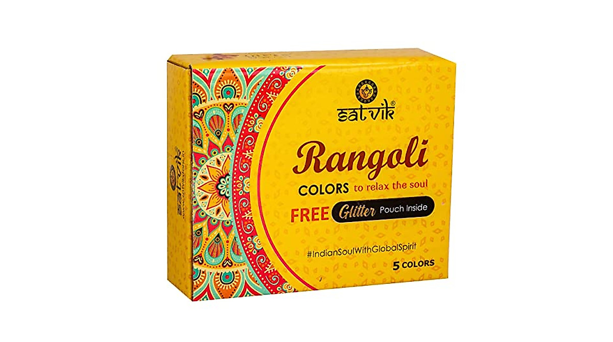 Colorful Rangoli Powder Set - Perfect for Festivals
