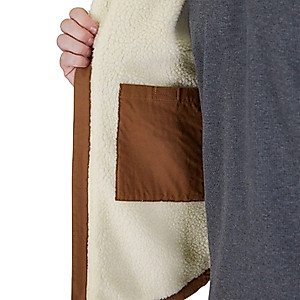 Lee Men's Workwear Canvas Vest | Winter Vest For Men | Work Vest With Pockets | Sleeveless Jacket Men - Tobacco XX-Large