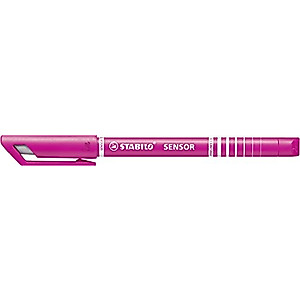 STABILO Sensor Fineliner - Assorted Colours, Wallet of 4