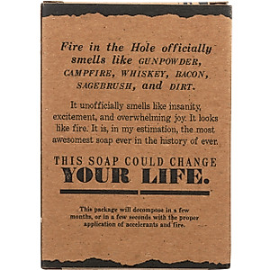 OUTLAW SOAPS Fire In The Hole Bar Soap, 4 OZ