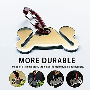 1PC Dog Poop Bag Holder, Waste Bag Holder, Dog Poop Bag Carrier, Hand Free Holder