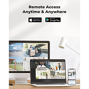 REOLINK 4K Security Camera Outdoor System, IP PoE Dome Surveillance Camera with Human/Vehicle Detection, 100Ft 8MP IR Night Vision, Work with Smart Home, Up to 256GB microSD Card, RLC-820A (Renewed)