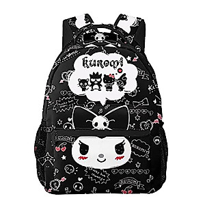 Anime Backpack Girls Kawaii Bookbag Cute Travel Backpacks College Bookbag Lightweight Soft Daypack